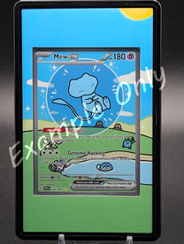 Mew EX Paldean Fates (Bubble Mew) Extended Art – Terrible Slabs